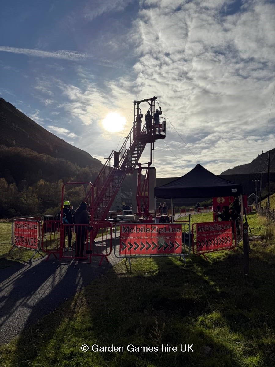 Mobile Zip-Line Hire - Bouncy Castle Hire in Colchester, Essex, London ...